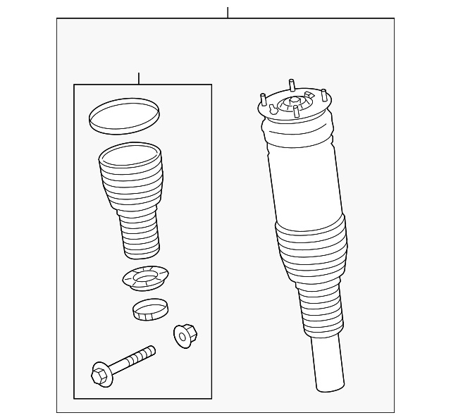 2019-2021 Land Rover Range Rover Sport Strut Assembly LR100872 ...