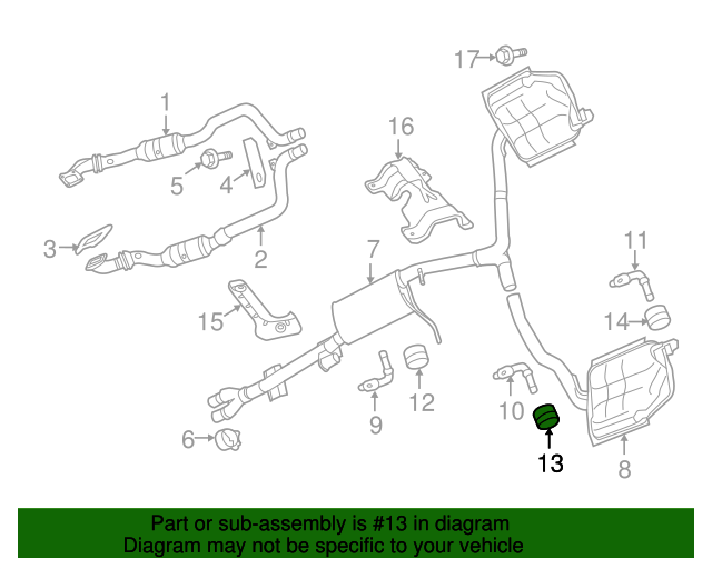 2008-2021 Mopar Center Bracket Isolator 4578340AA | TascaParts.com