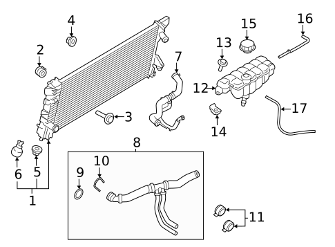 Radiator & Components for 2021 Ford F-150 | TascaParts.com