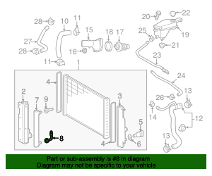 2011-2016 Scion tC Inlet S A 16495-50010 | Toyota Parts
