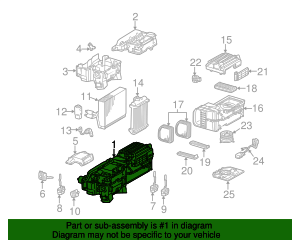 210-830-06-62 - Evaporator Assembly 1996-1998 Mercedes-Benz | Mercedes ...