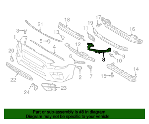 2015-2017 Subaru OEM NEW 2015-2018 Subaru WRX STI Front Passenger Side ...