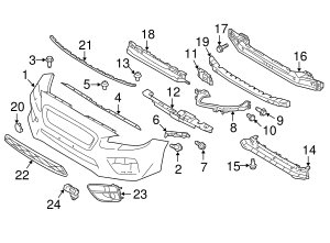 2015-2020 Subaru Upper Insulator 57705VA020 | Subaru Parts Store
