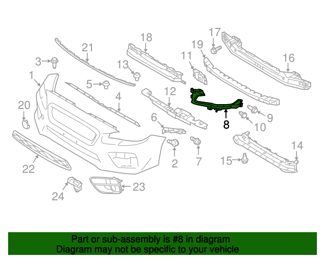 2015-2017 Subaru OEM NEW 2015-2018 Subaru WRX STI Front Passenger Side ...