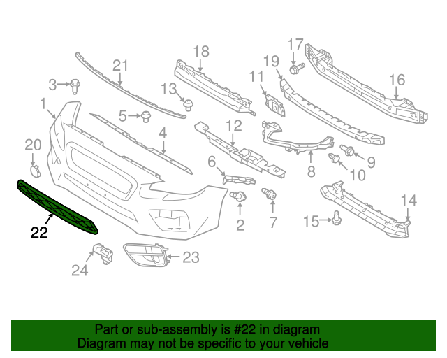 2015-2017 Subaru Intake Cover 57731VA080 | OEM Parts Online