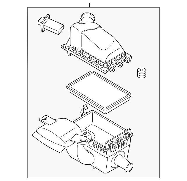 CY01-13-300G - Air Cleaner Assembly - 2007-2015 Mazda CX-9 | MazdaSwag
