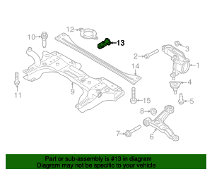 2015-2019 Mopar Engine Cradle Pin 68081712AA | TascaParts.com
