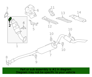 2019-2025 GM Catalytic Converter Gasket 12687885 GM | GMPartsDirect.com