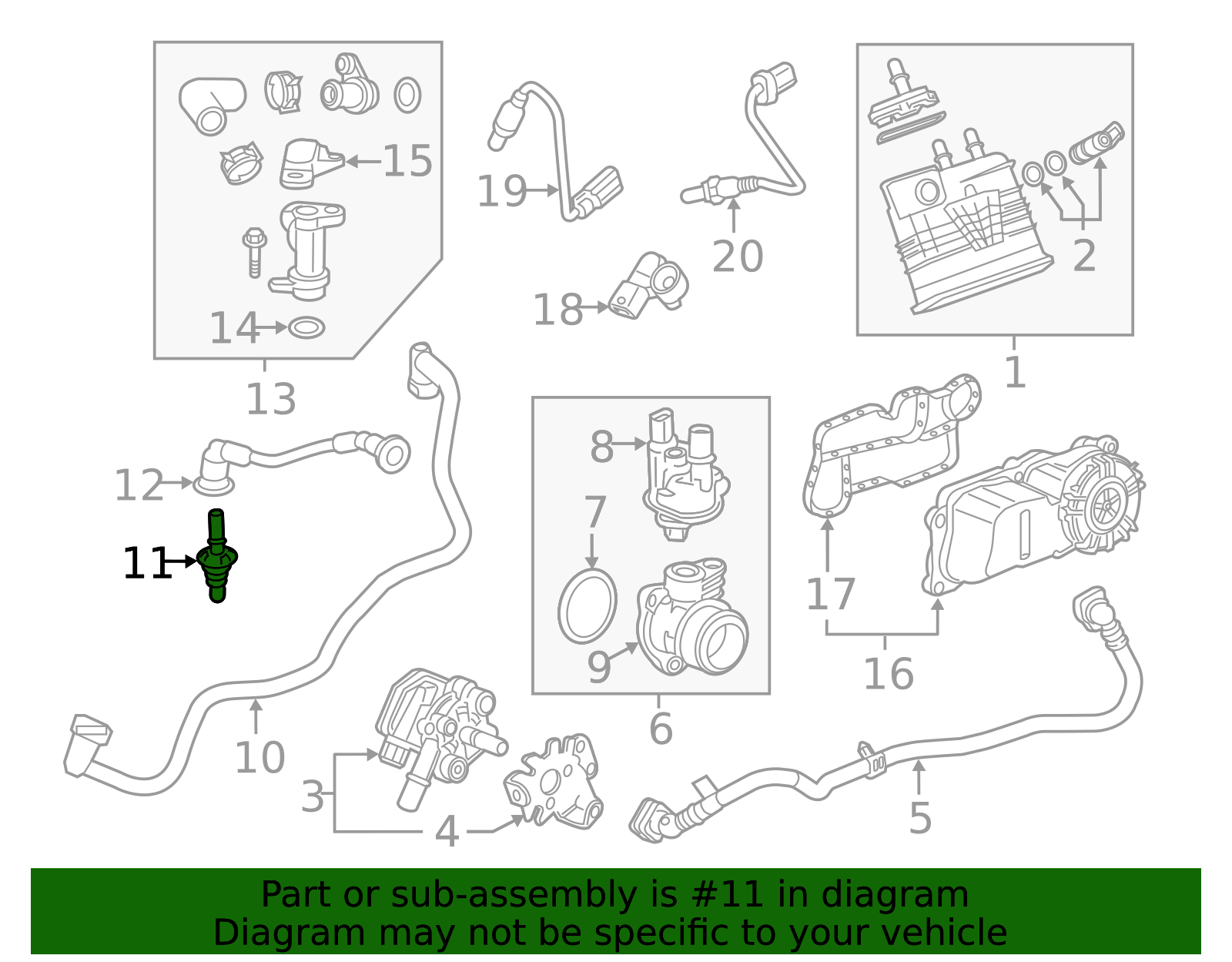 2019-2025 GM PCV Valve 12721691 GM | GMPartsDirect.com