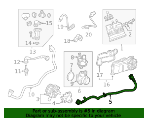 Vapor Canister Purge Tube 12734589 | OEM Parts Online
