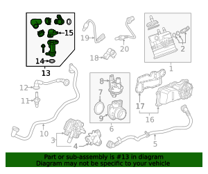 2019-2025 GM F (S)Hose 12718937 | Auto Parts Express
