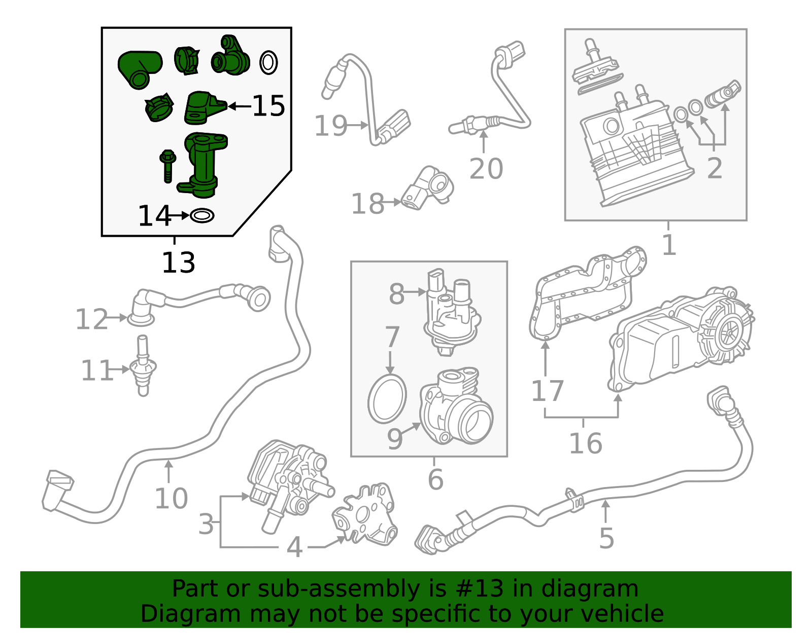 2019-2024 GM Positive Crankcase Ventilation (PCV) Hose 12718937 | Auto ...