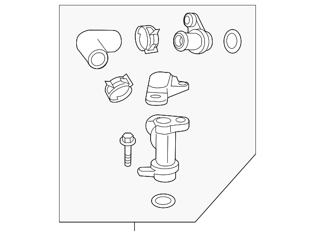 2019-2024 GM Positive Crankcase Ventilation (PCV) Hose 12718937 | OEM ...