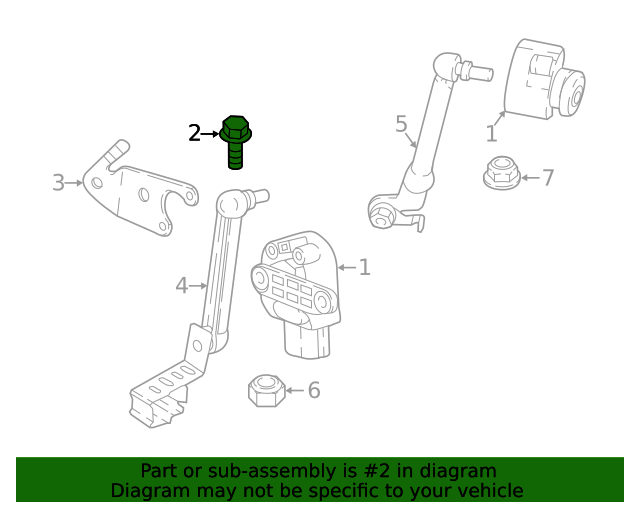 Genuine BMW 07-12-9-904-491 | Level Sensor Screw | FREE Shipping on ...
