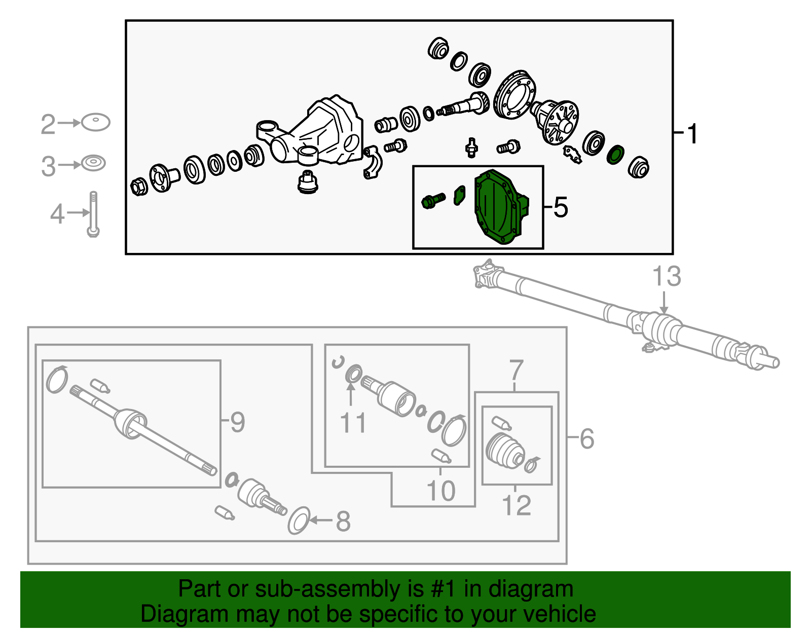 41110-18021 - Differential Assembly 2013-2024 Toyota | Brantford Toyota ...