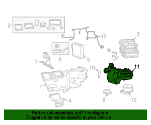 2009-2018 Mopar Housing, Blower Motor 68048893AC | TascaParts.com