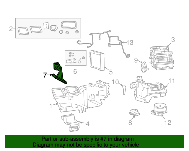 2009-2024 Mopar Heater Core 68048895AA | Mopar Parts Canada