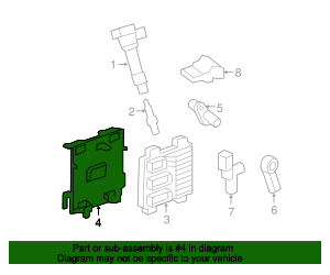 2017-2021 GM Engine Control Module Bracket 84826760 | GMPartsDirect.com