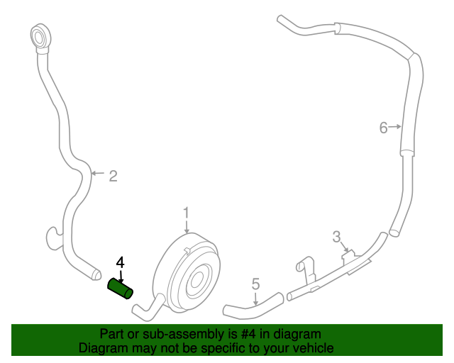 2007-2010 Nissan Water Pipe Connector 21306-JA10A | Temecula Nissan Parts
