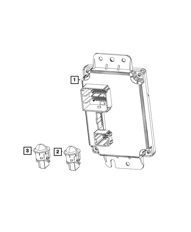 MOPAR A C AND HEATER MODULE - 68410583AC - 68410583AC | Mopar Online Parts