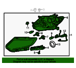 26010-4BA2A | Nissan Lamp Assy - Head Rh - Genuine OEM | 260104BA2A ...