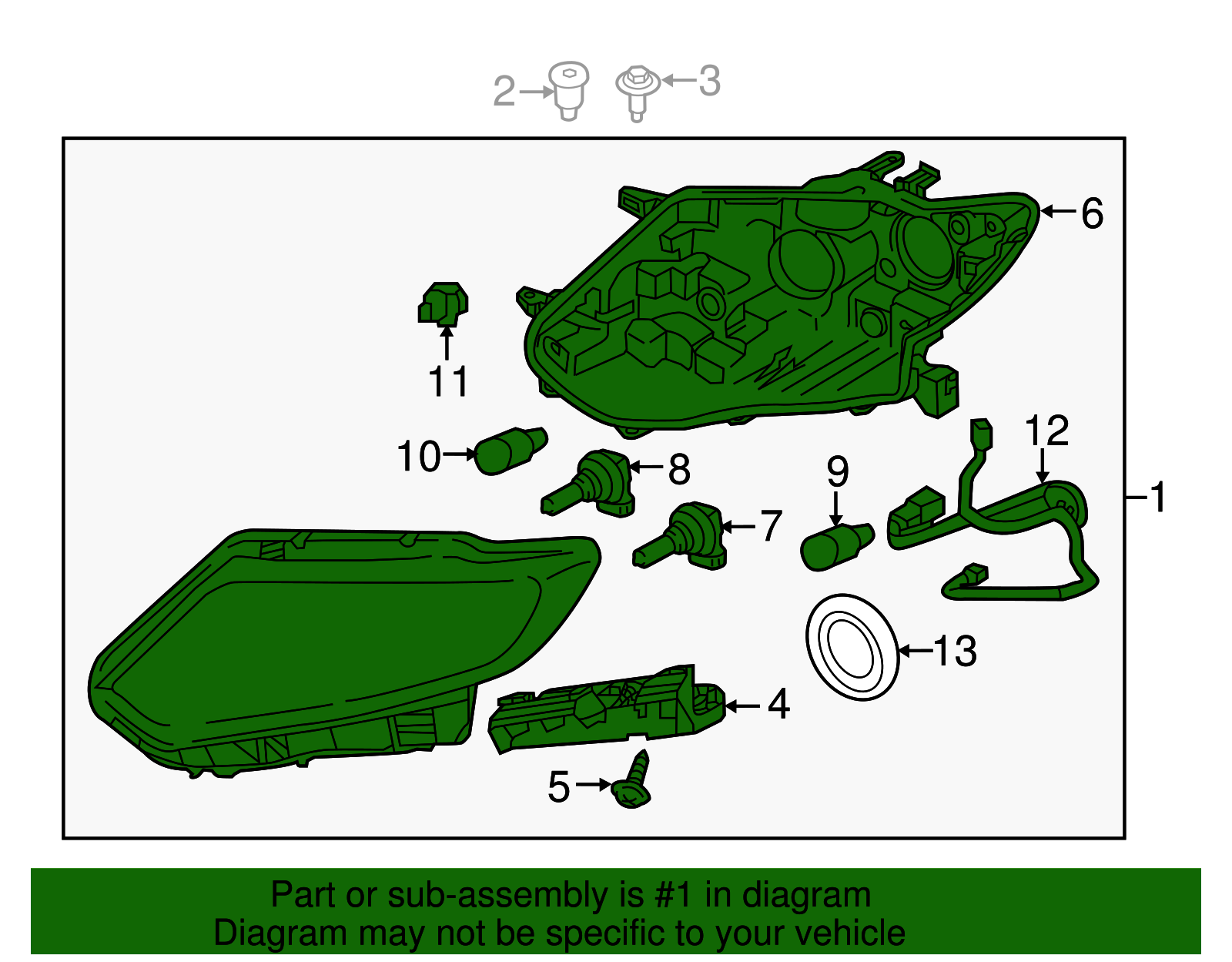 2014-2016 Nissan Rogue Composite Assembly 26060-4BA2A | OEM Parts Online