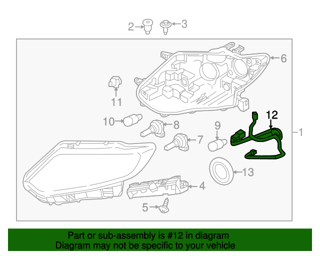 26038-6FL0A | Nissan Control Assy - Genuine OEM | 260386FL0A | Nissan Parts