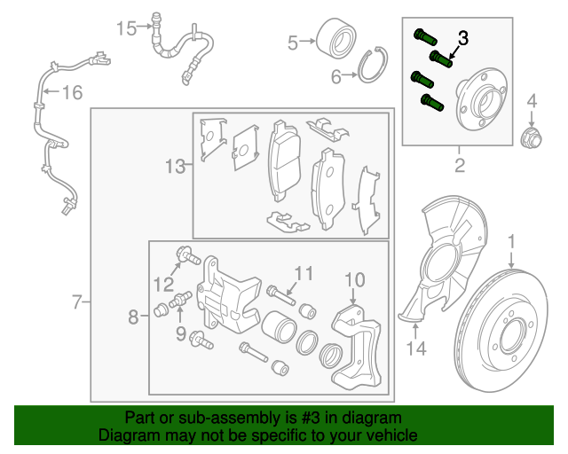 D652-33-062 - Wheel Stud - 2011-2014 Mazda 2 | Mazda Swag