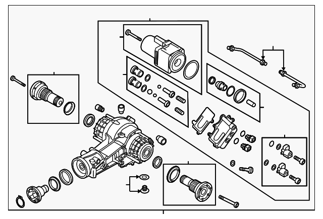 2016 Audi A7 Quattro Differential Assembly 0BF-500-044-B | AudiUSAParts.com