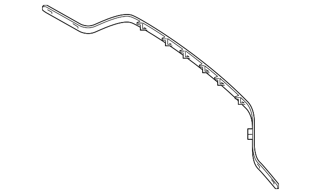 2017-2023 Mercedes-Benz Bumper Trim 213-885-70-01 | MB OEM Parts