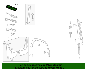 23469243 - OEM GM PLATE GMPartsCenter.net | GM Parts Center