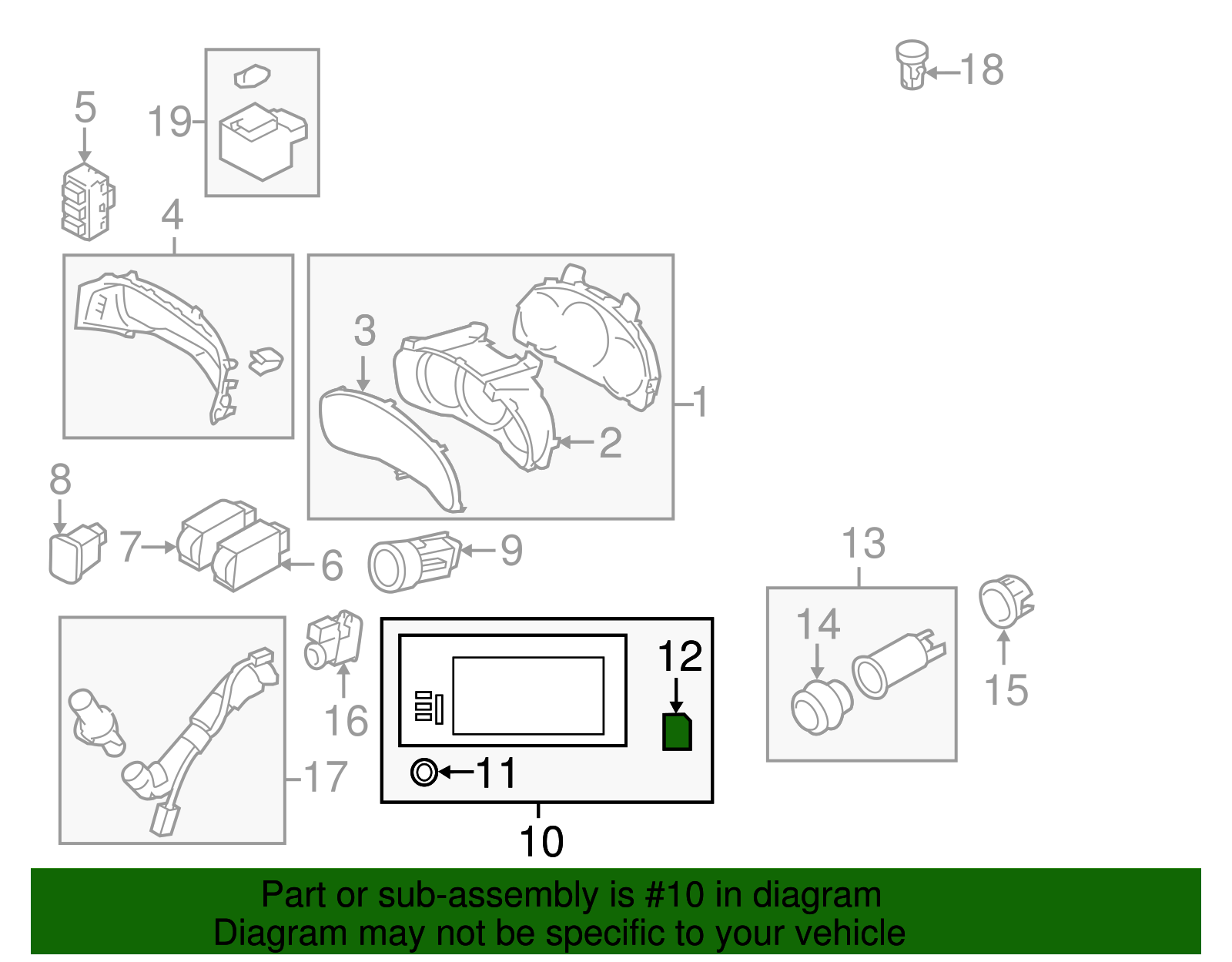 86271CA640 - Display Unit 2017-2020 Subaru BRZ | Subaru Factory Parts ...