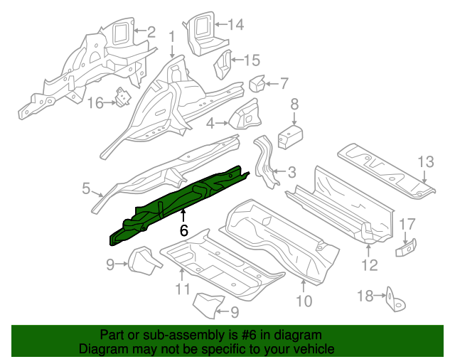 Genuine BMW 41-00-7-299-541 | Lower Rail | FREE Shipping on Most Orders ...