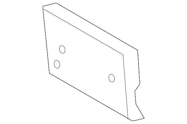 2008-2017 Toyota Sequoia License Bracket 52114-0C010 | Toyota Parts Center