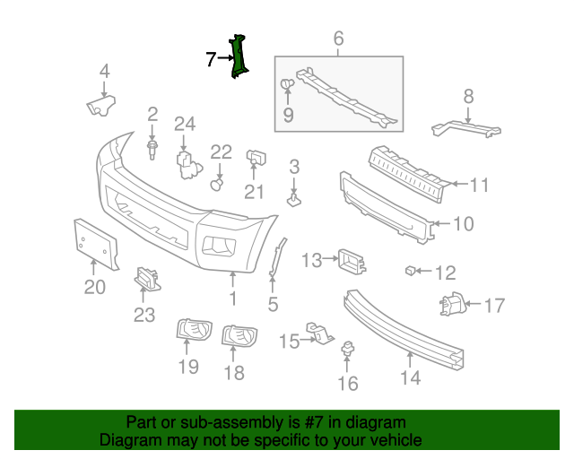 52537-0C020 - Upper Retainer 2007-2022 Toyota | Longo Toyota Parts