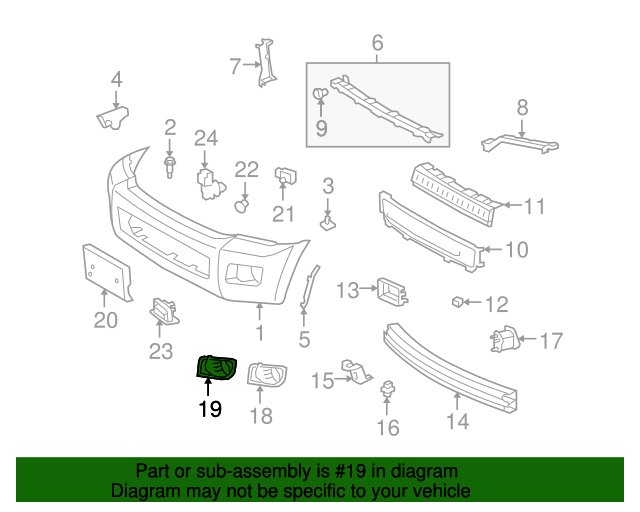 81482-0C021 - Lamp Bezel 2008-2017 Toyota Sequoia | Ourisman Toyota Parts