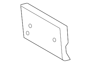2008-2017 Toyota Sequoia License Bracket 52114-0C010 | Toyota Parts Center