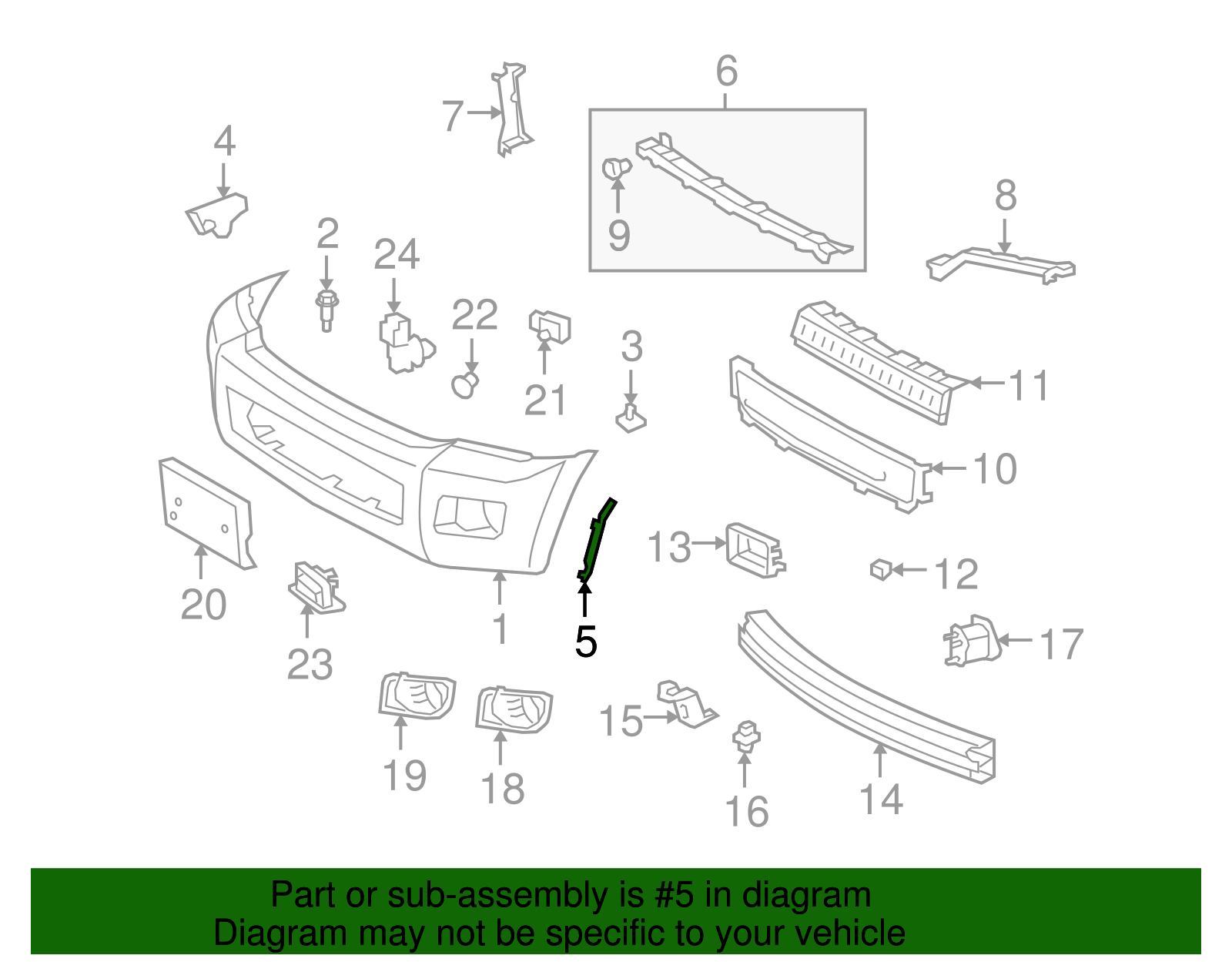 2008-2022 Toyota Sequoia Liner Extension Bracket 53877-0C040 | Toyota ...