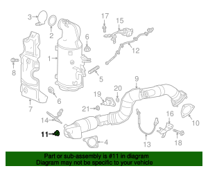 2017-2021 Chevrolet Multi Purpose Nut 11612078 | GMPartsDirect.com