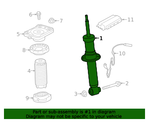 37106869024 - 2019-2023 BMW X5 Shock Absorber (37-10-6-869-024) | BMW ...