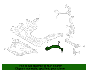 31106861157 - 2016-2024 BMW Lateral Arm (31-10-6-861-157) | BMW of ...