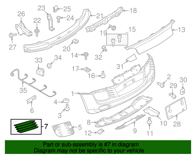 420-898-460 - Bumper Trim 2008-2012 Audi R8 | AutoNationParts.com