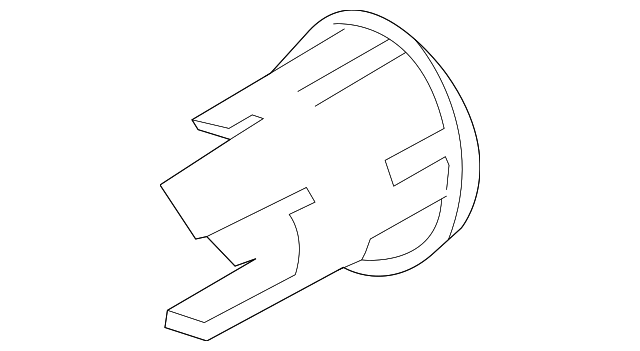 7T1Z-15K861-AA - Reverse Sensor Retainer Bracket - 2010-2013 Ford ...