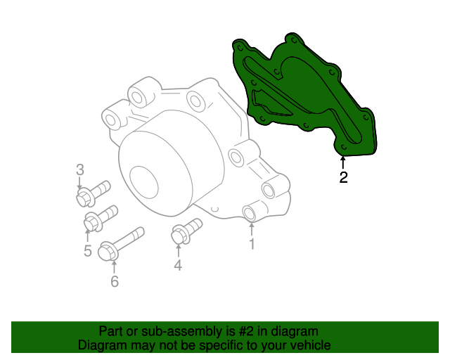 1999-2009 Hyundai Water Pump Gasket 25124-37110 | OEM Parts Online
