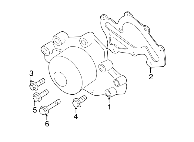 Genuine Water Pump for 1999-2009 Hyundai | Part# 25100-37202 | Hyundai ...