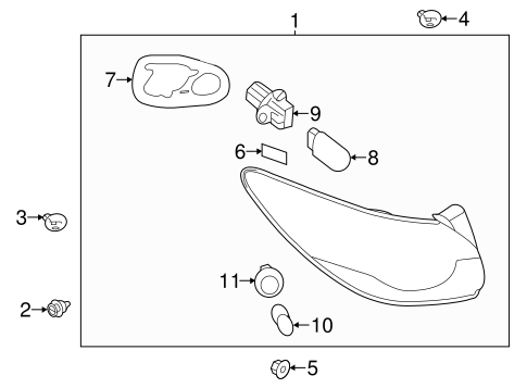 Bulbs - Chassis for 2017 Mazda 6 | OEM Parts Online