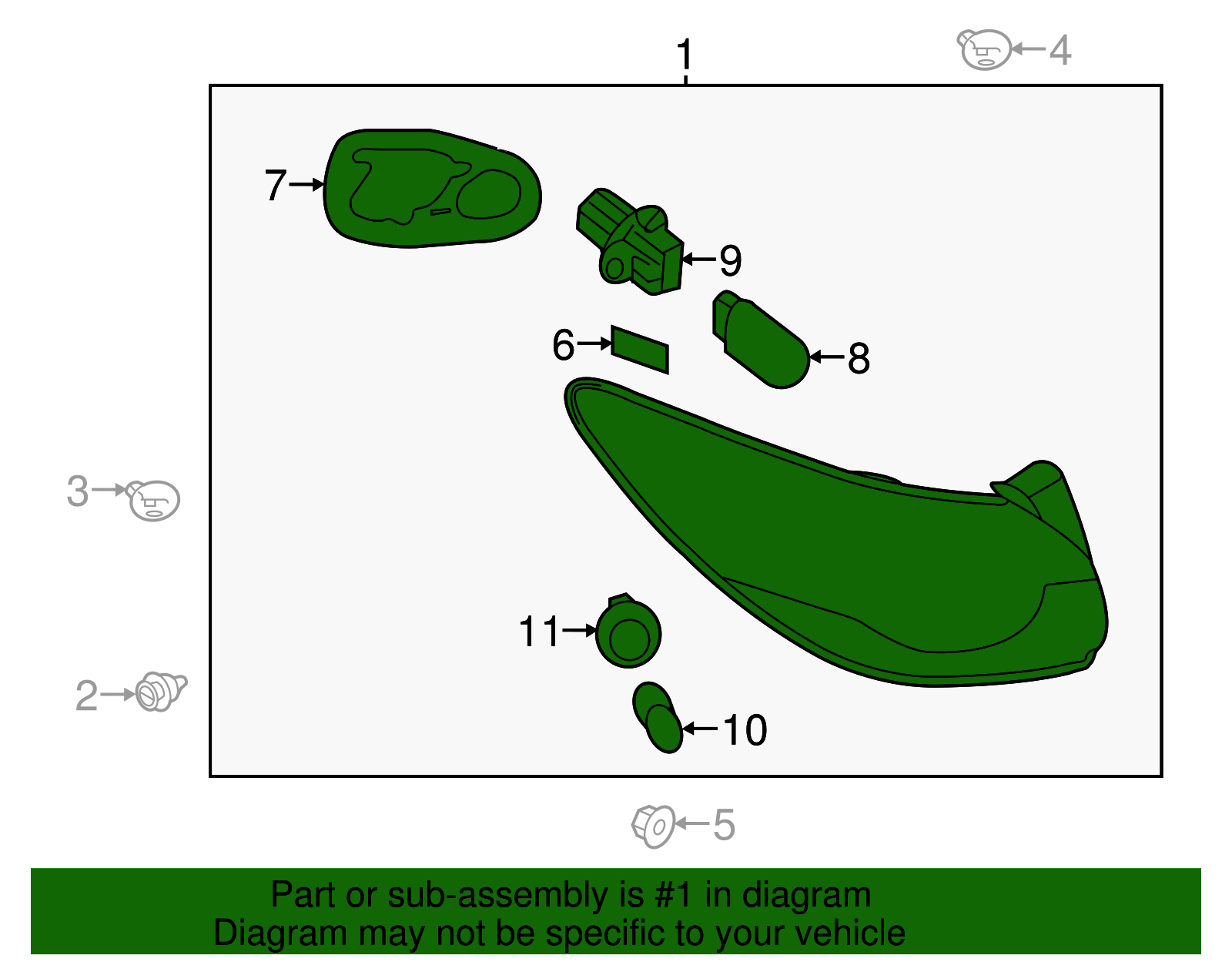 GJR9-51-150A - Tail Lamp Assembly 2014-2015 Mazda 6 | AutoNation Parts