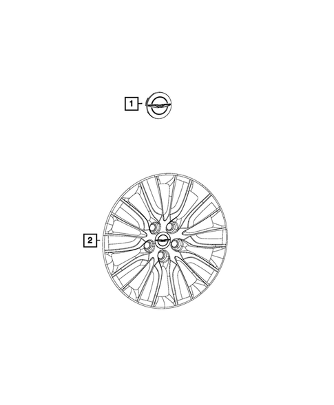 Wheel Covers and Center Caps for 2015 Chrysler 200 | Mopar Estores