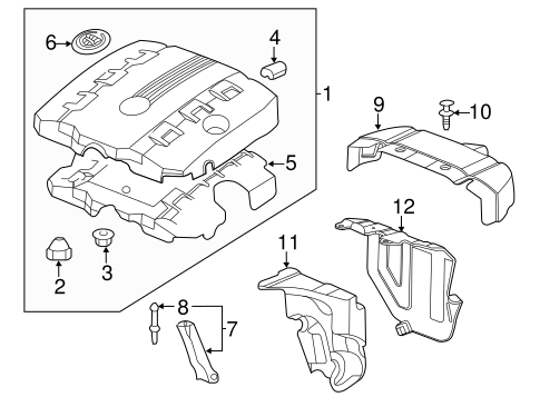Engine Appearance Cover for 2014 Cadillac CTS | GMPartsDirect.com