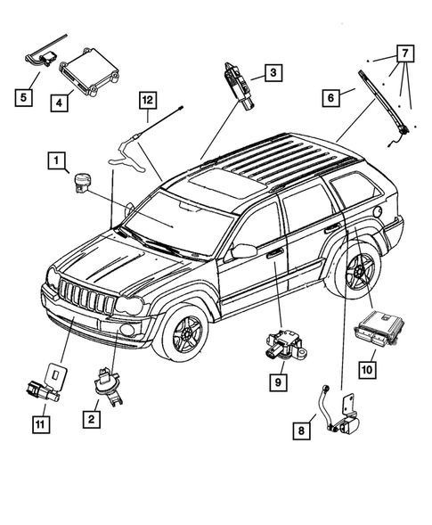 Sensors for 2011 Jeep Grand Cherokee | Bam Wholesale Parts
